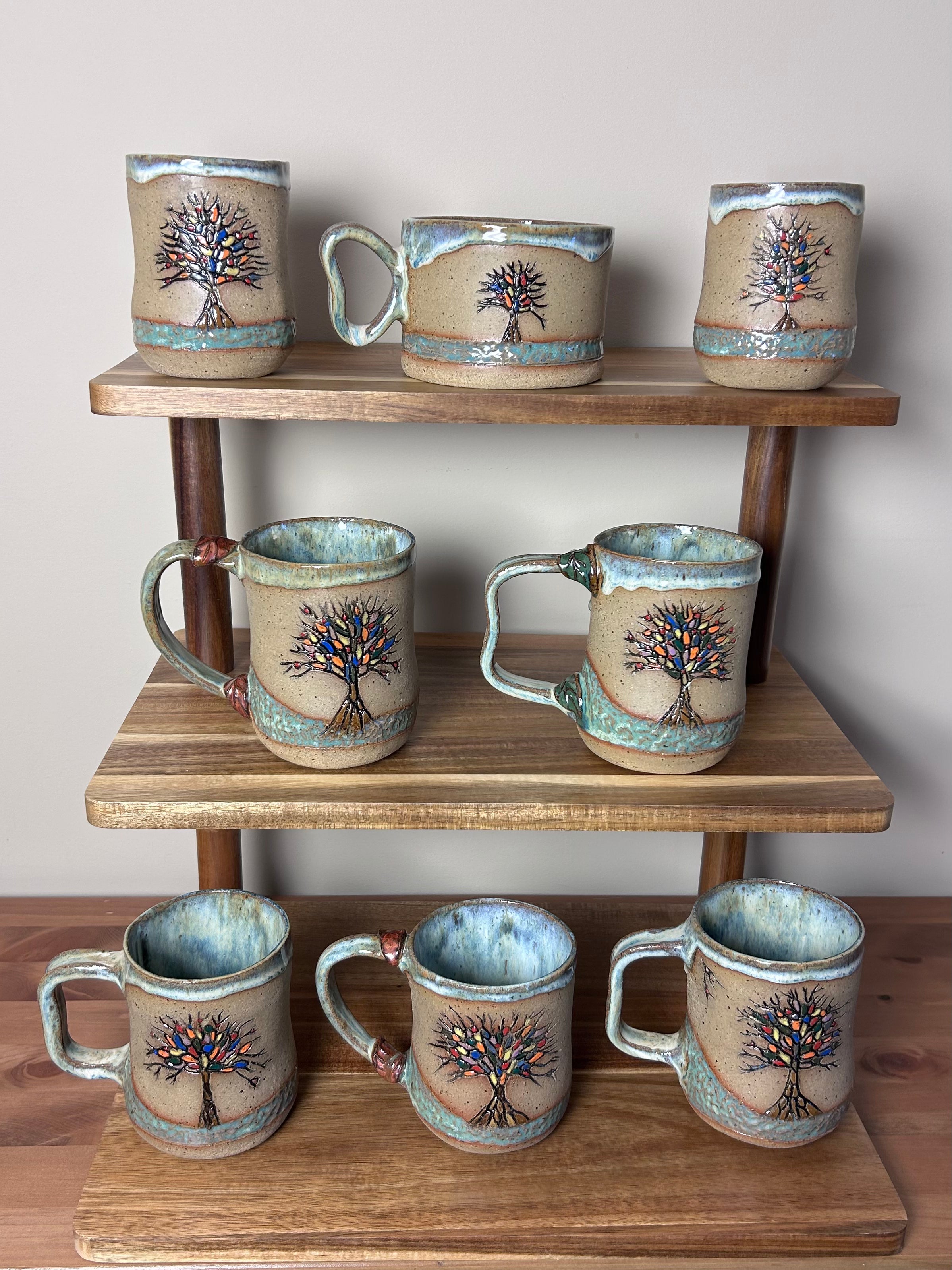 Neurographic Trees Collection – Calico Moon Pottery